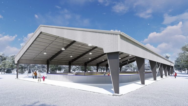 Roof Outdoor Rink - SIM Bâtiments d'Acier & Séchoirs à bois inc.
